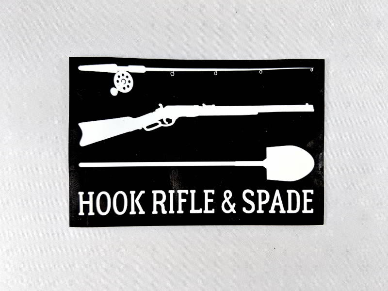 Hook Rifle Spade Bumper Sticker – Hook Rifle & Spade